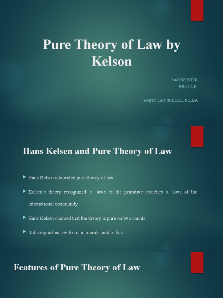 JURIS 5 Pure Theory of Law by Kelson | PDF | Jurisprudence | Ethical ...