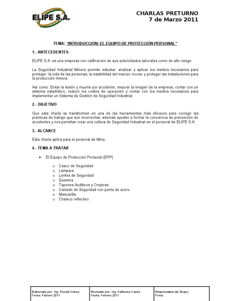 Mina - Introducción EPP | PDF | Naturaleza