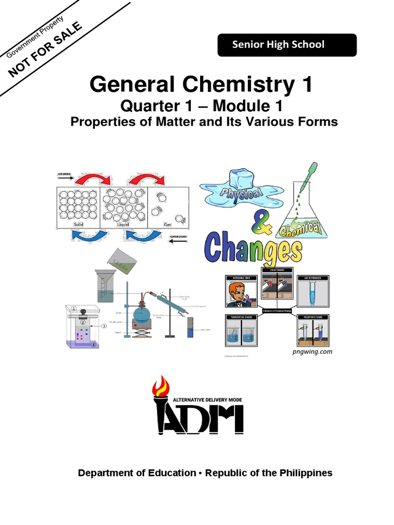 GeneralChemistry1 - Q1 - Mod1 - Properties of Matter and Its Various ...