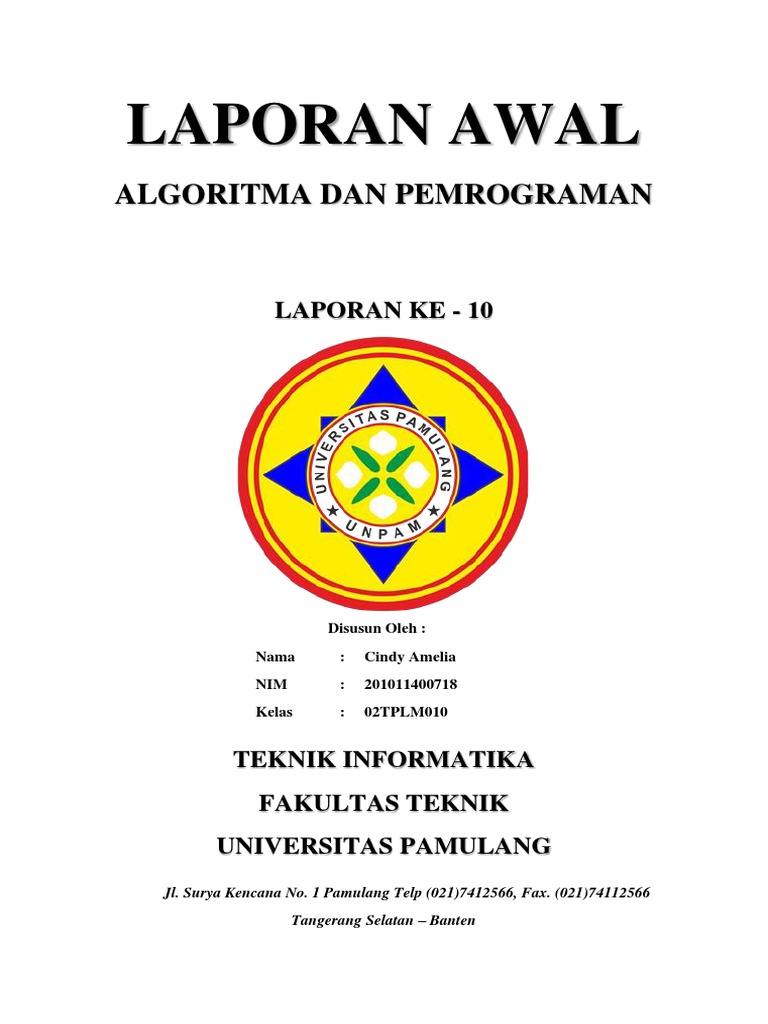 Laporan Praktikum Pointer | PDF