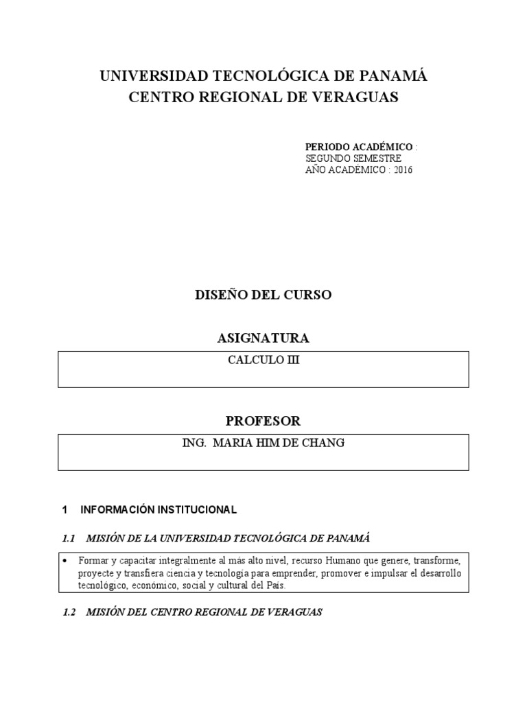 Temario de Calculo 3 | Descargar gratis PDF | Matriz (Matemáticas ...