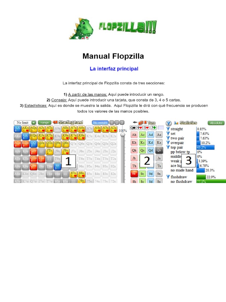 Manual Flopzilla. La Interfaz Principal. La Interfaz Principal de Flopzilla Consta de Tres ...