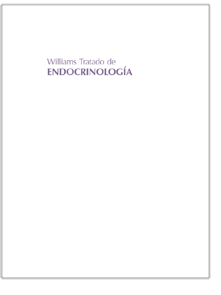 Williams Tratado de ENDOCRINOLOGÍA | PDF