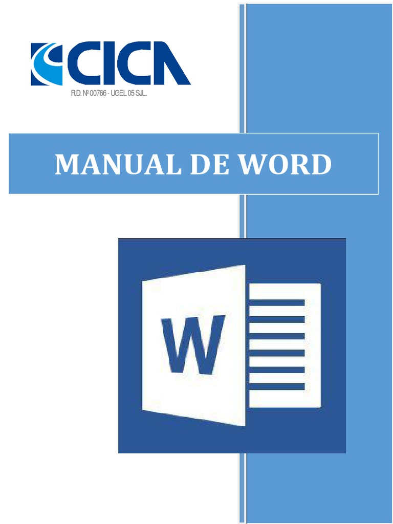 Manual Word | PDF | Microsoft Office | Microsoft Word