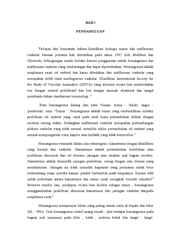 HEMANGIOMA ORAL | PDF