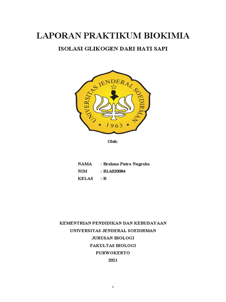 Acara 3 - Brahma Putra Nugraha - B1A020084 - B - BIOKIMIA | PDF