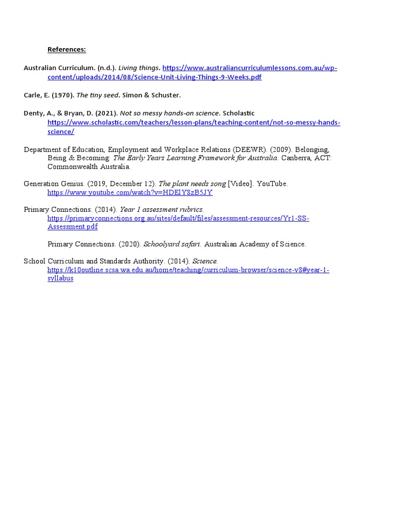 Science References | PDF