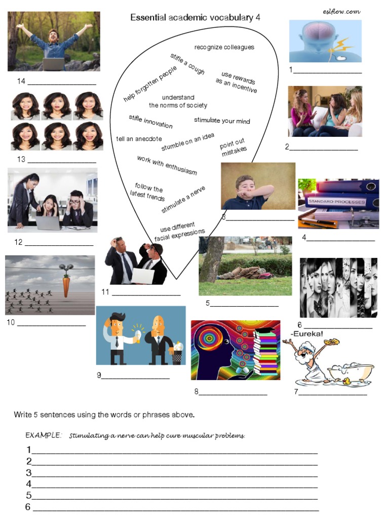 Essential Academic Vocabulary 4: Recognize Colleagues | PDF | Cognition