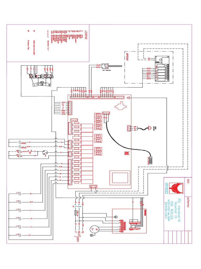 IPSO Washer Hw64, Hf304 Sigma Page1 Wiring Diagram | PDF