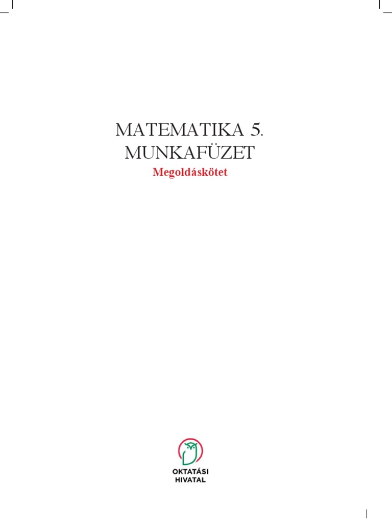 OHMAT05MB Matek5 MF MEGOLD Teljes | PDF