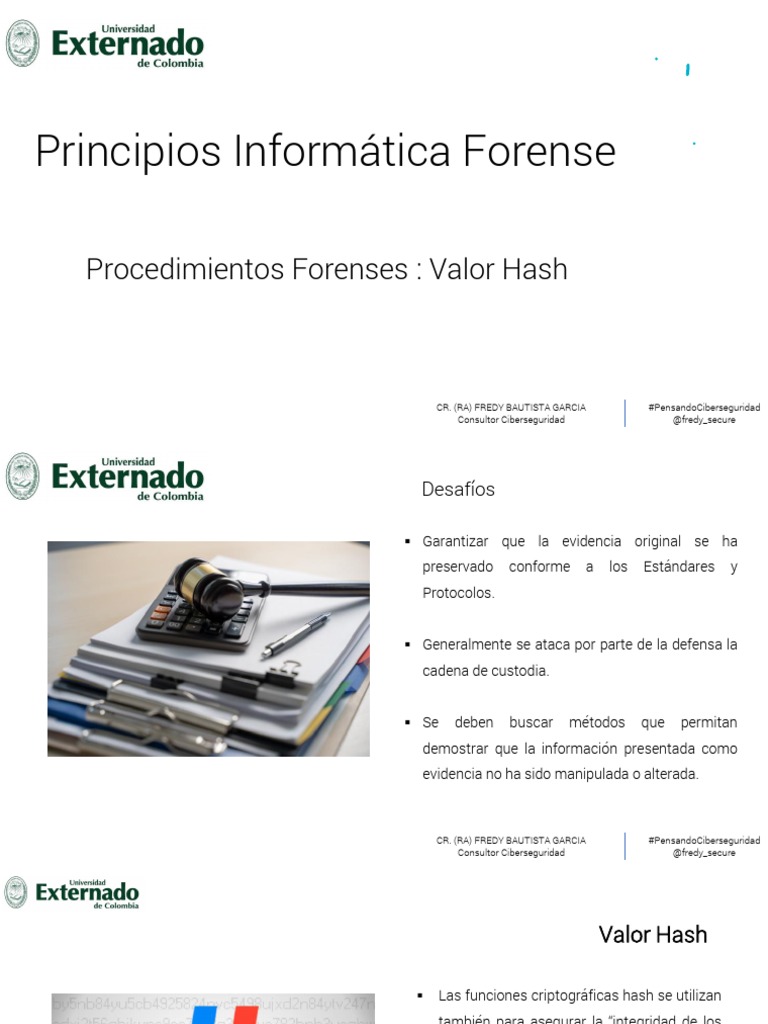 Informática Forense Obtención Valor Hash . | PDF | Tecnología de ...