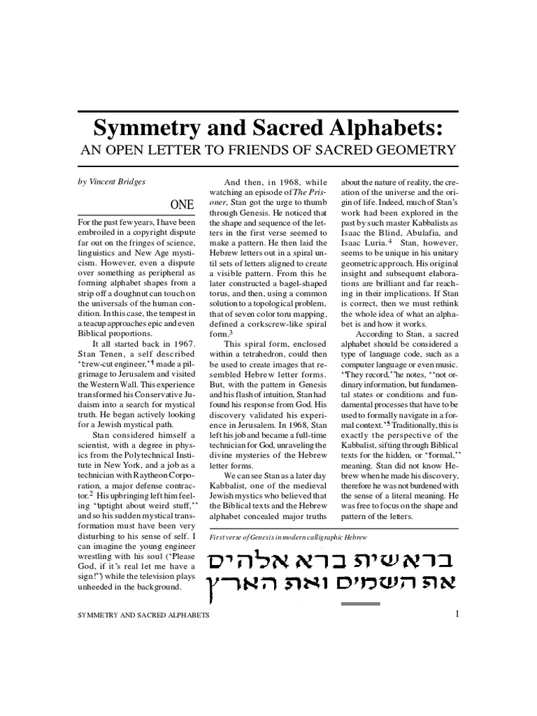 Symmetry and Sacred Alphabets:: An Open Letter To Friends of Sacred ...