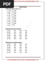 Class 3 Maths Worksheet: Place Value & Operations | PDF | Numbers ...