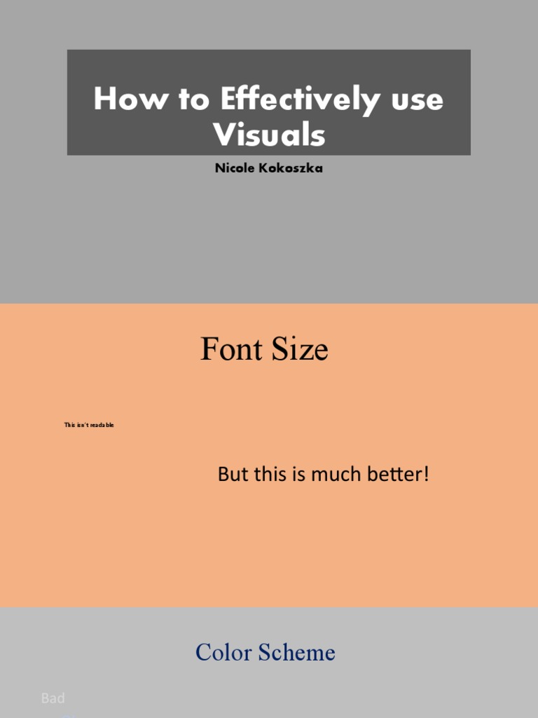 Visual Presentation | PDF