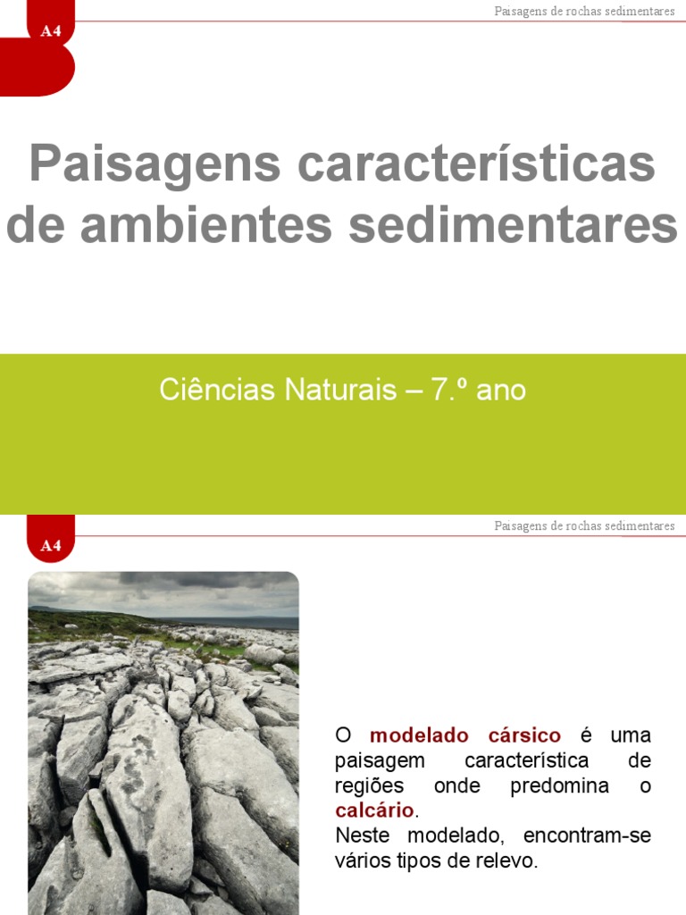 Modelado Cársico e Formações Sedimentares | PDF | Caverna | Geociências