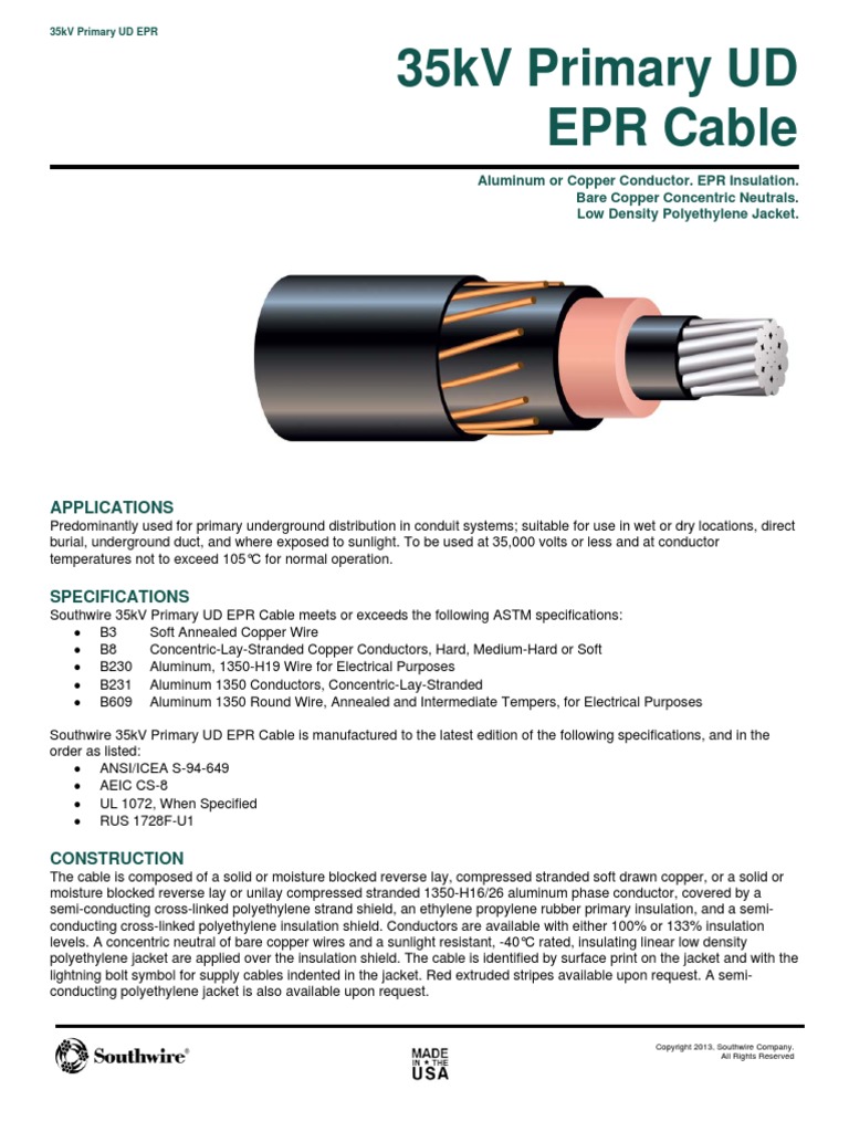 35kv CABLES AMPACITIES | PDF | Electrical Conductor | Wire