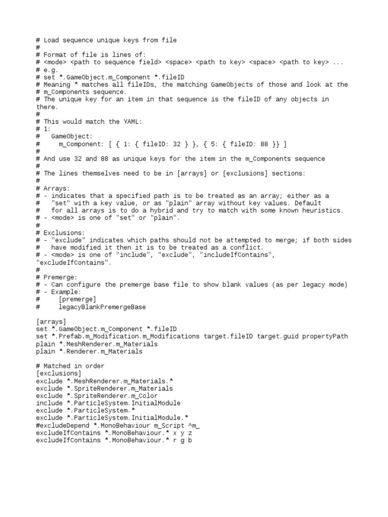 Mergerules | PDF