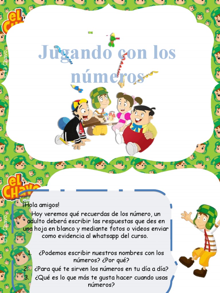 Jugando Con Los Números | PDF | Juegos y actividades