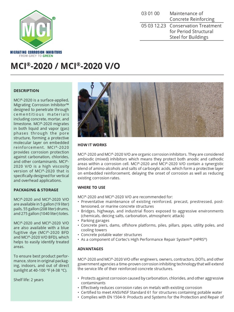 Mci - 2020 / Mci - 2020 V/o | PDF | Corrosion | Energy Dispersive X Ray ...