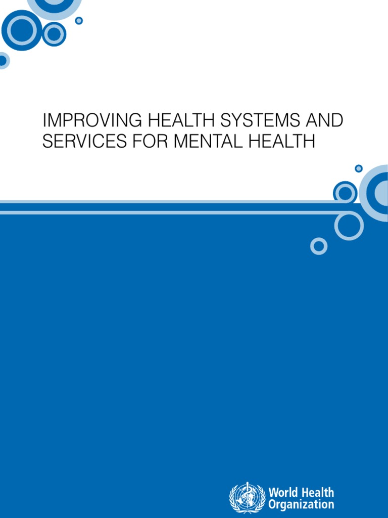Mental Health Services Pdf Health Care Mental Health