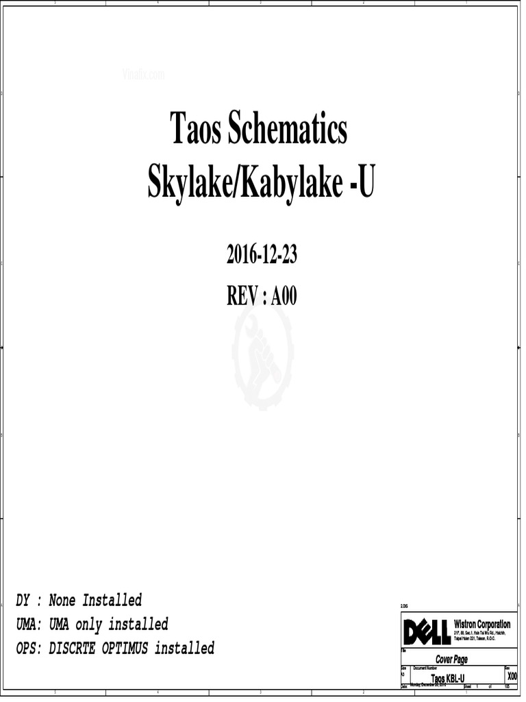 Latitude 3480 3488 3580 16852-1 2-7 Taos - Kbl-U - A00 - 1223 - 1 | PDF ...