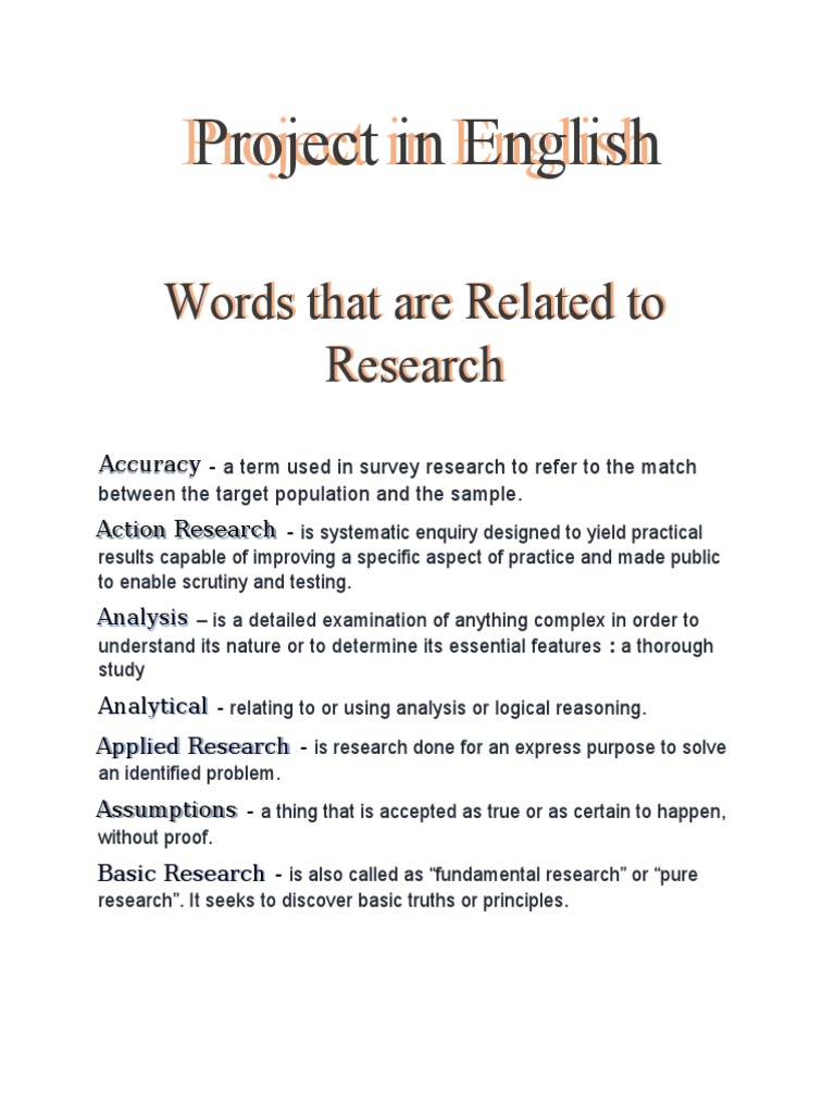 Key Terms in Research Methodology | PDF | Statistics | Scientific Method