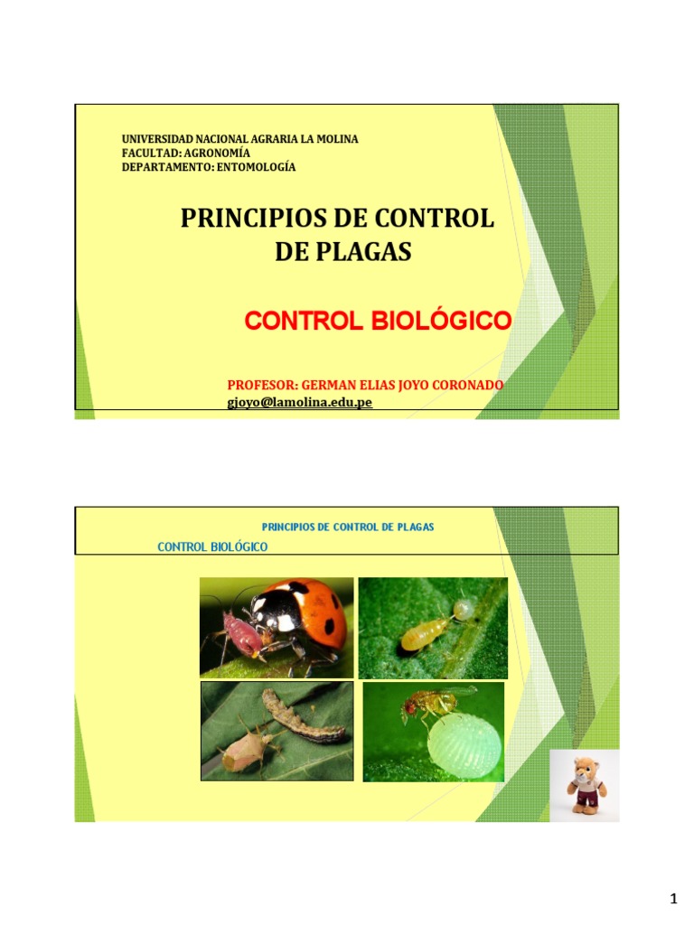 PCP Teoria Control Biologico | PDF | Control biológico de plagas | Virus