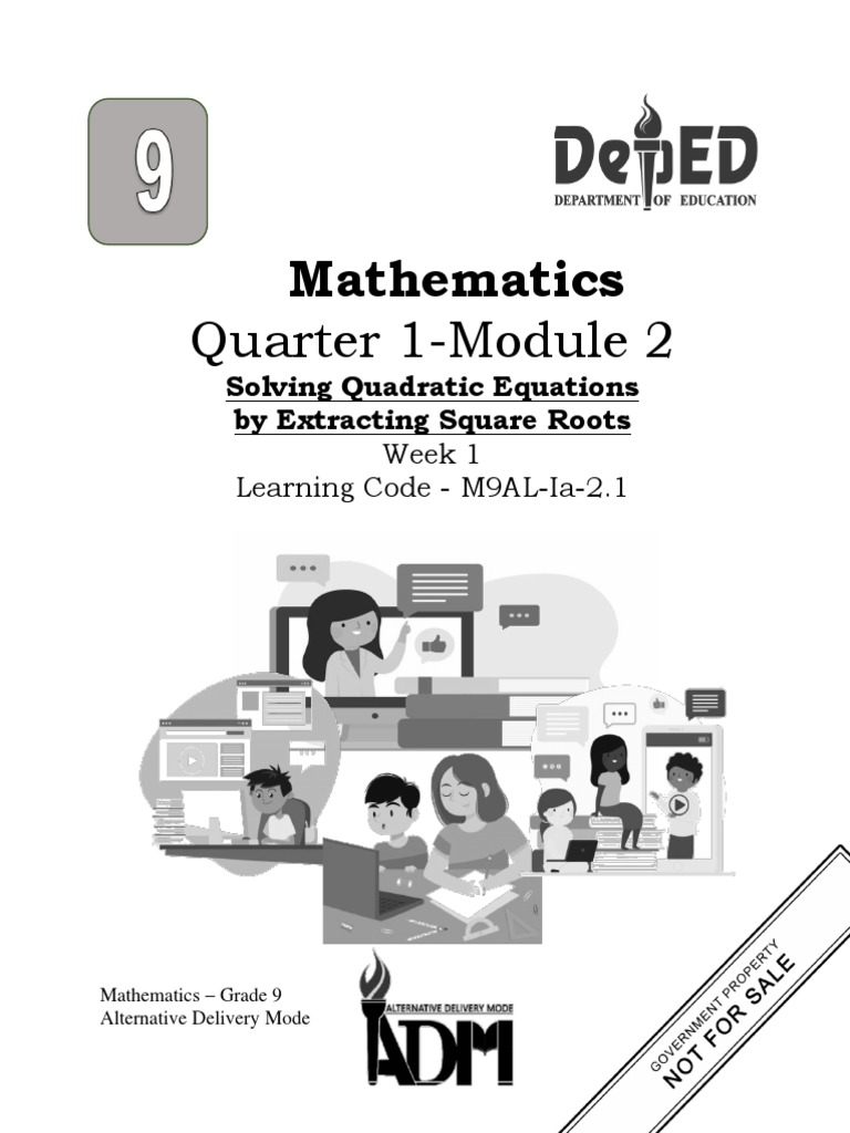 Quarter 1-Module 2: Mathematics | PDF | Quadratic Equation | Equations