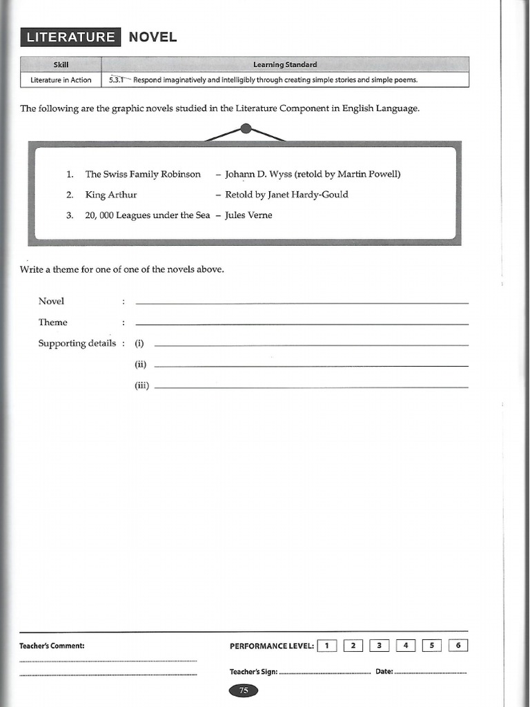 The Swiss Family Robinson Classwork | PDF