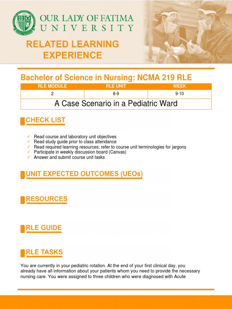 NCMA 219 RLE Course-Practicum-Unit-3 | PDF | Patient | Nursing