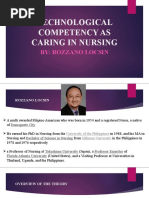 Rozzano Locsin's Theory - BSN1E | PDF | Nursing | Health Care