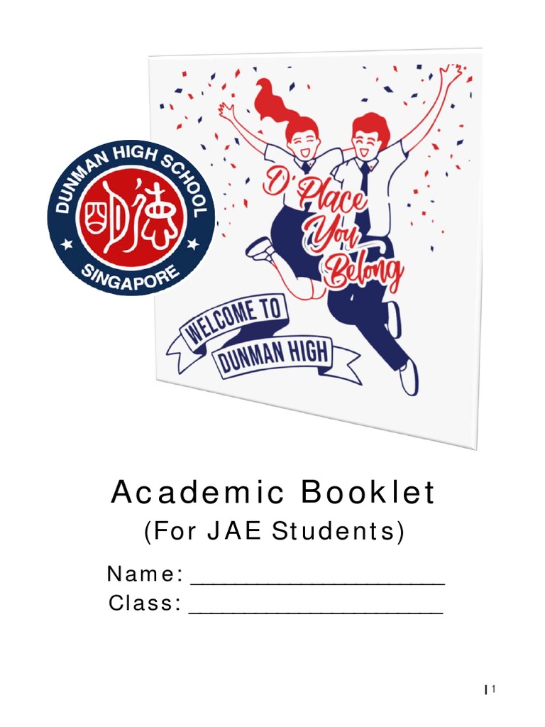 Academic Booklet: (For JAE Students) | Download Free PDF | Linguistics ...