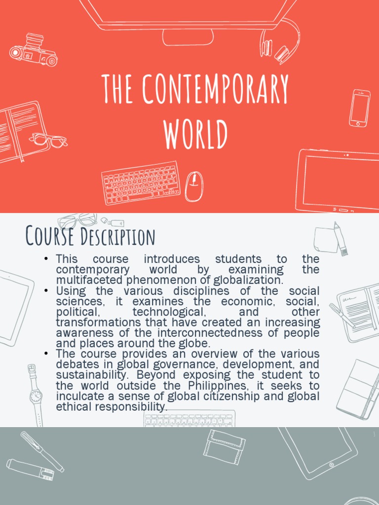 The Contemporary World - PDF - GUIDE | PDF | Globalization | Sustainability