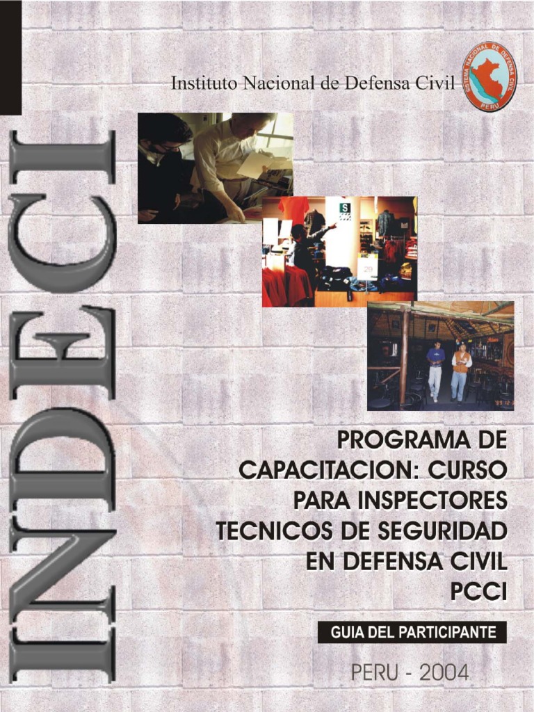 006A-Curso para Inspectores Técnicos INDECI | PDF