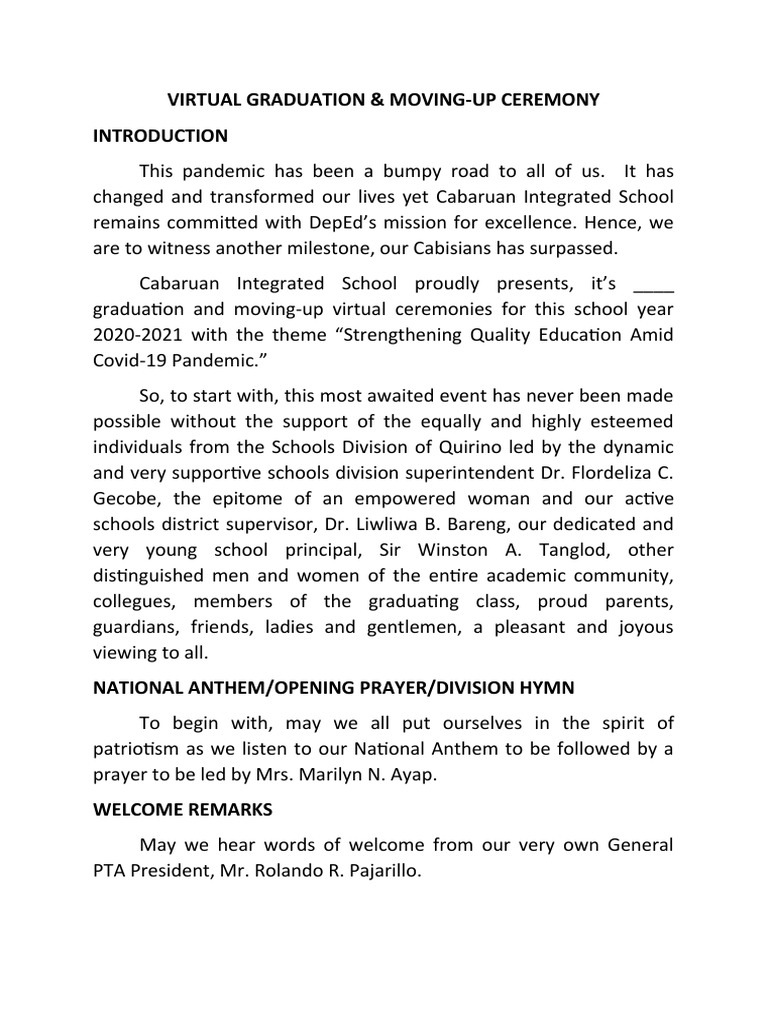 Script Virtual Moving Up Pdf Career And Growth Social Science 