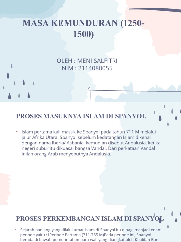 Masa Kemunduran (1250-1500) - Meni | PDF | Perjalanan