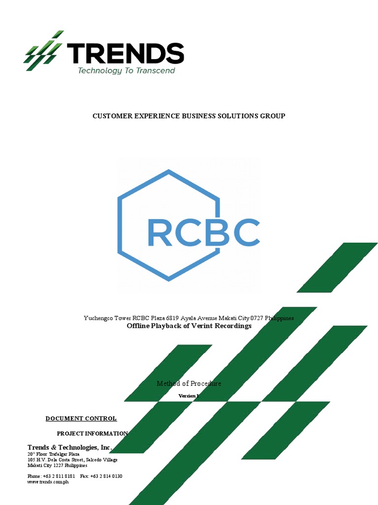 MOP - Verint Recording Offline Playback | PDF | Computer File ...