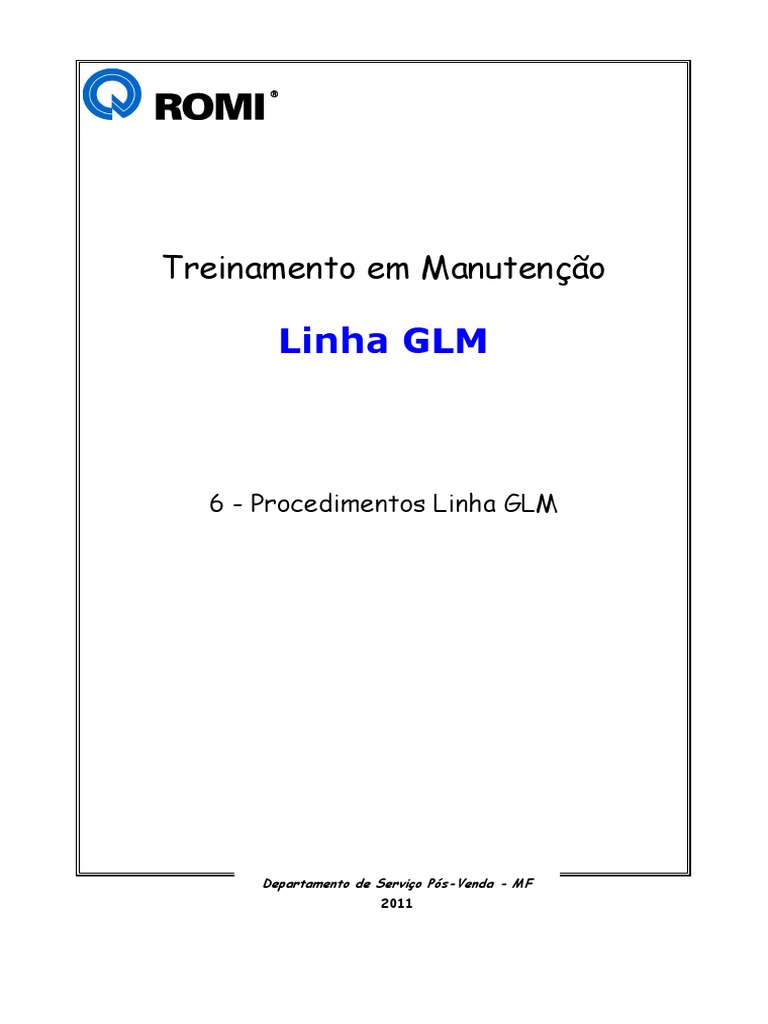 6 - Procedimentos Linha GLM | PDF