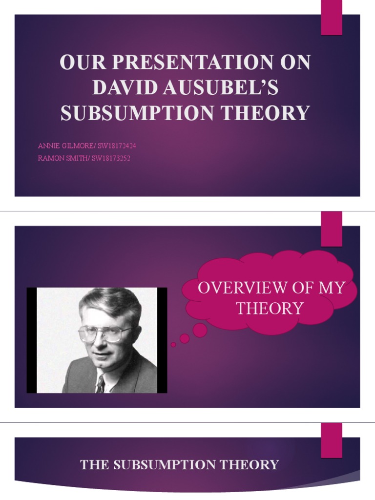 David Ausubel's Subsumption Theory | PDF | Learning | Hierarchy