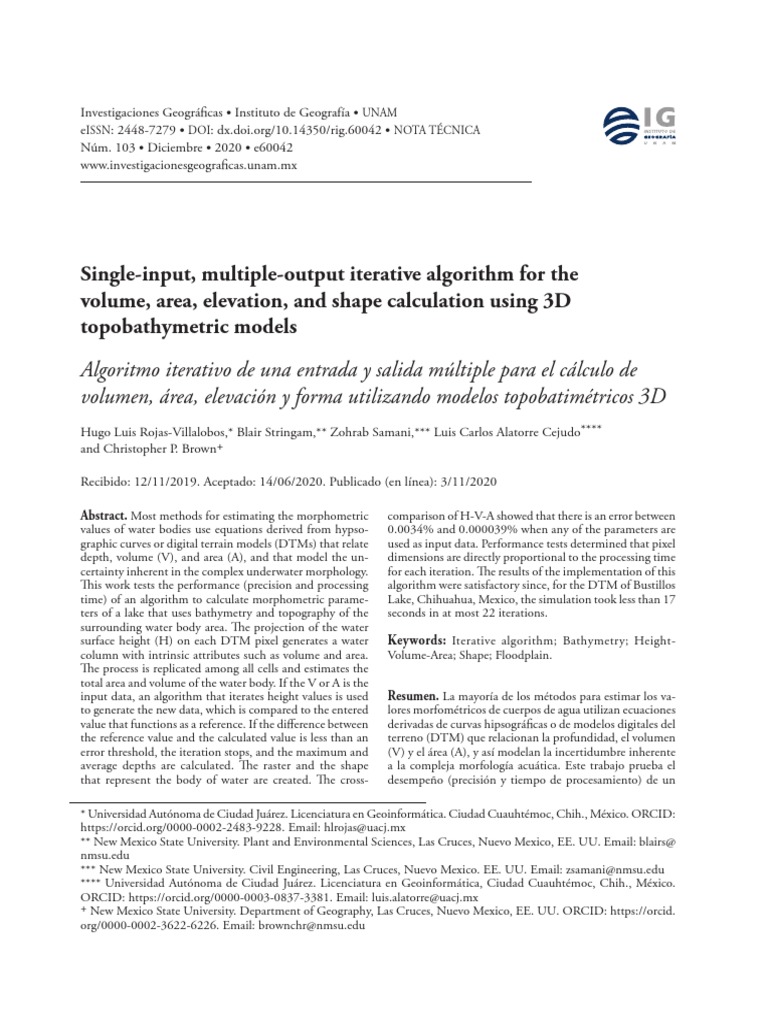 Single Input Multiple Output Iterative Algorithm For The Pdf