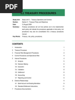 Treasury Audit Checklist Guide | PDF | Audit | Regulatory Compliance