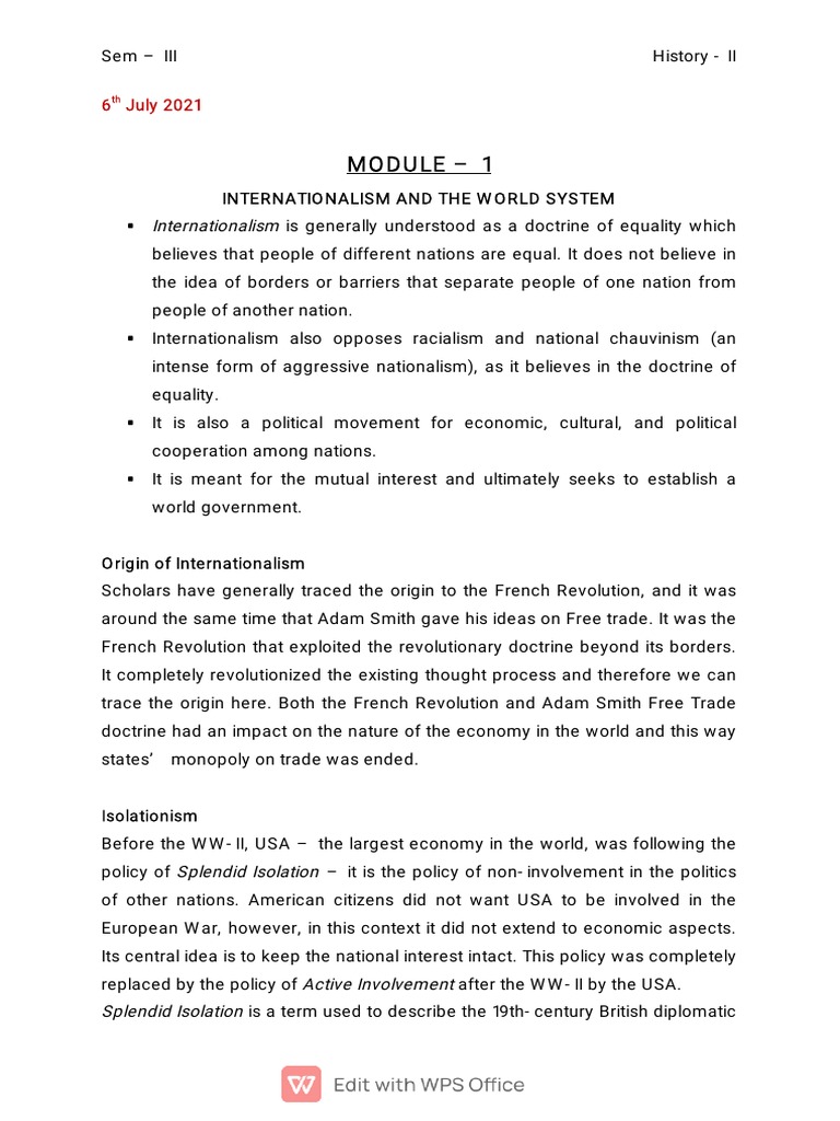 History-II Notes | PDF