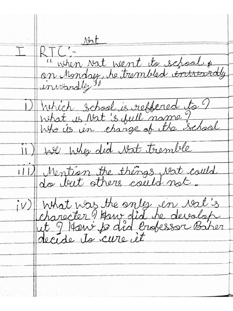 Nat Question and Answer | PDF