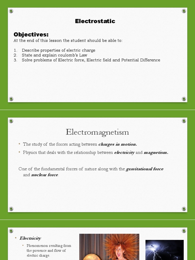 Coulombs Law and Charges | PDF | Electric Charge | Electron