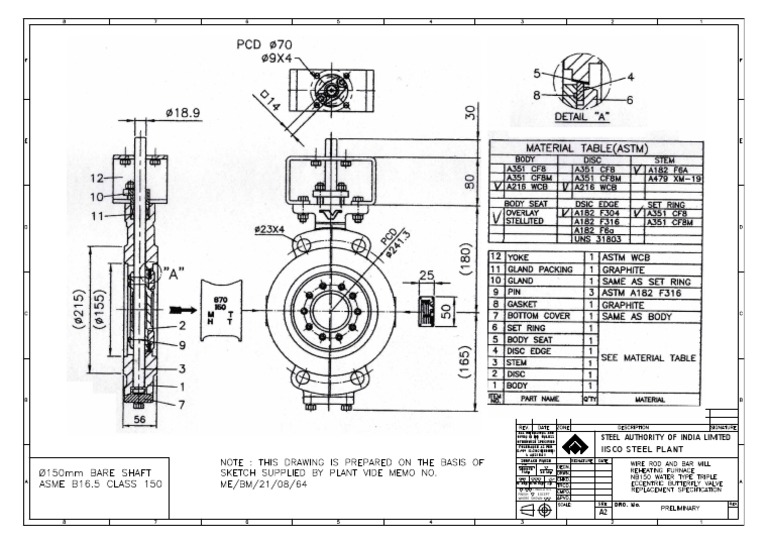 150 VF 870 Wafer Type Triple Eccentric Butterfly Valve | PDF