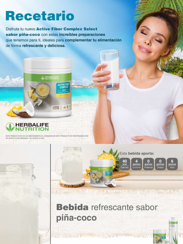 Recetario 103K Active Fiber Es MX | PDF