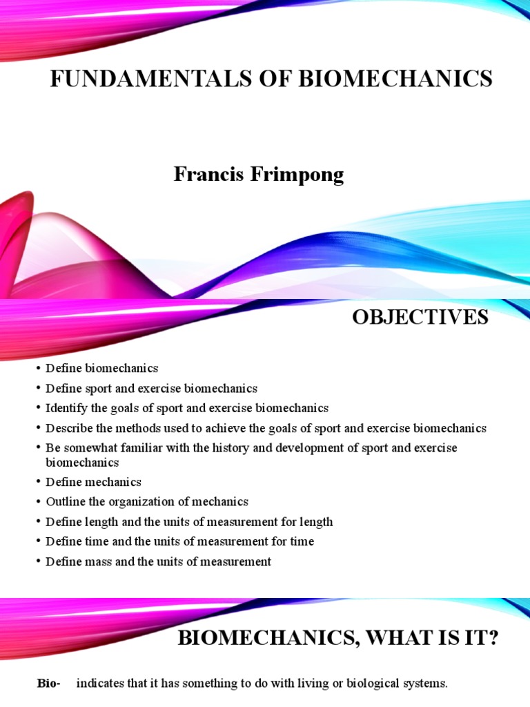 1 Fundamentals of Biomechanics | PDF