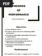 Welford's Information Processing Model | PDF