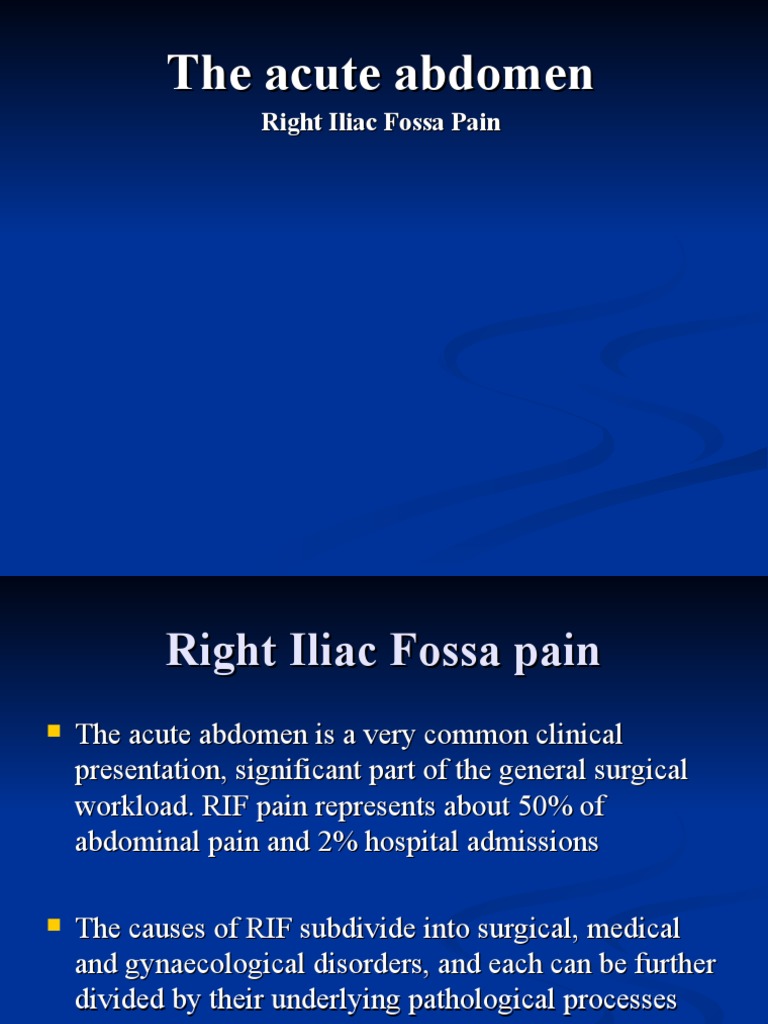 Rif Pain | PDF | Peritoneum | Abdomen