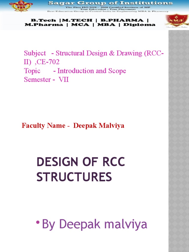 Introduction to RCC Structures | PDF